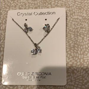crystal collection | Jewelry | Nwt Necklace And Earring Set | Poshmark
